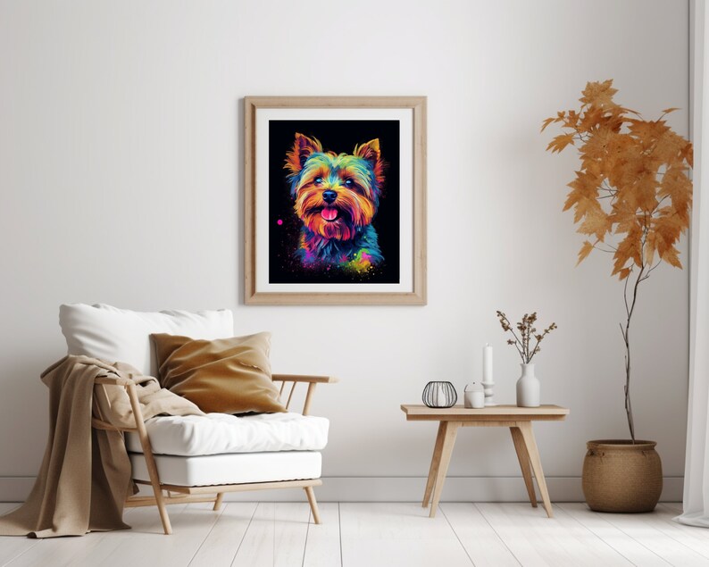 Neon Abstract Doodle All Size PNG Download Gift for Dog Lovers for Your ...