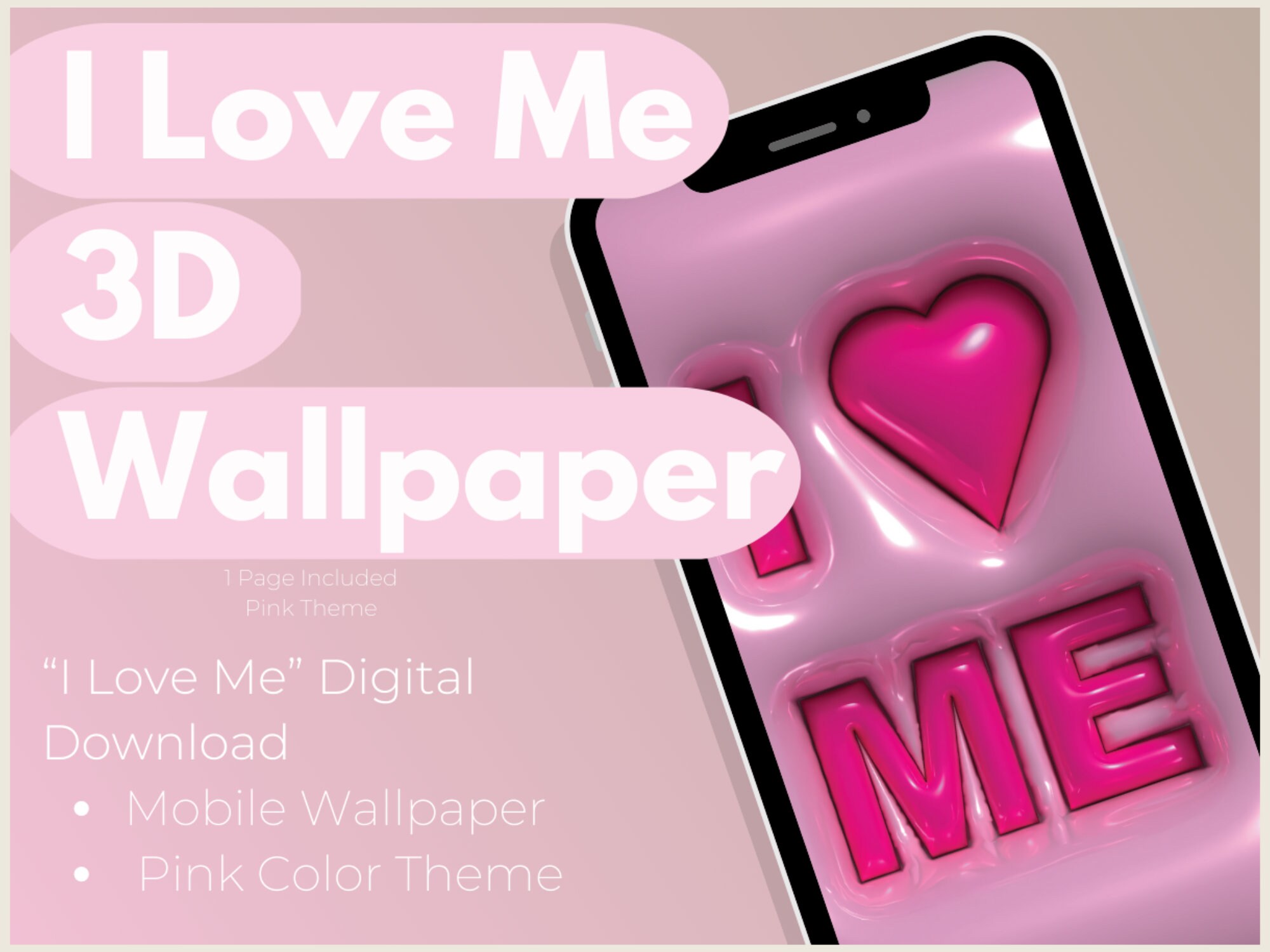 Cool 3d Wallpaper Pink