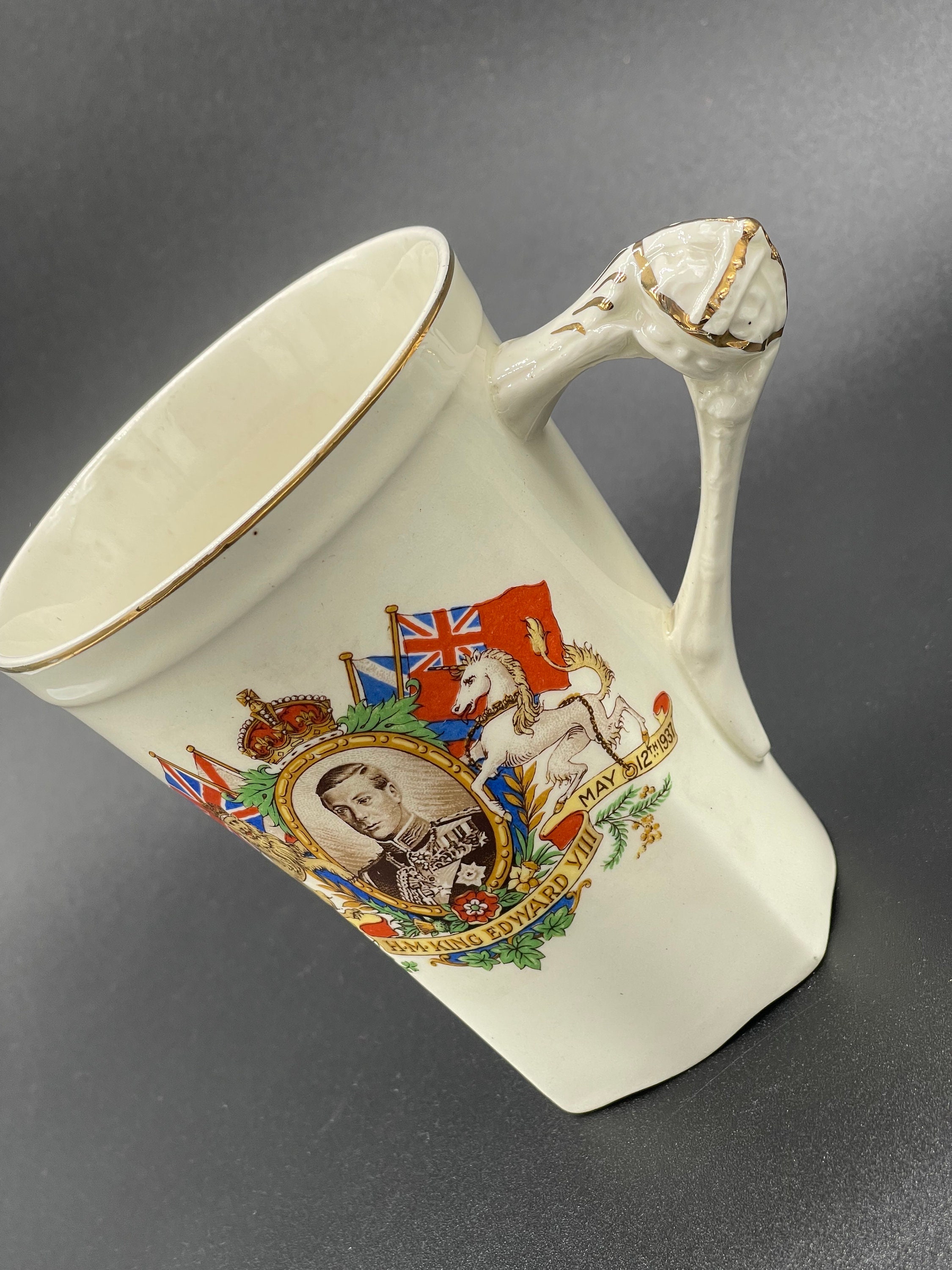 Rare King Edward VIII Coronation Cup. Pre-abdication. 1937. Royal ...