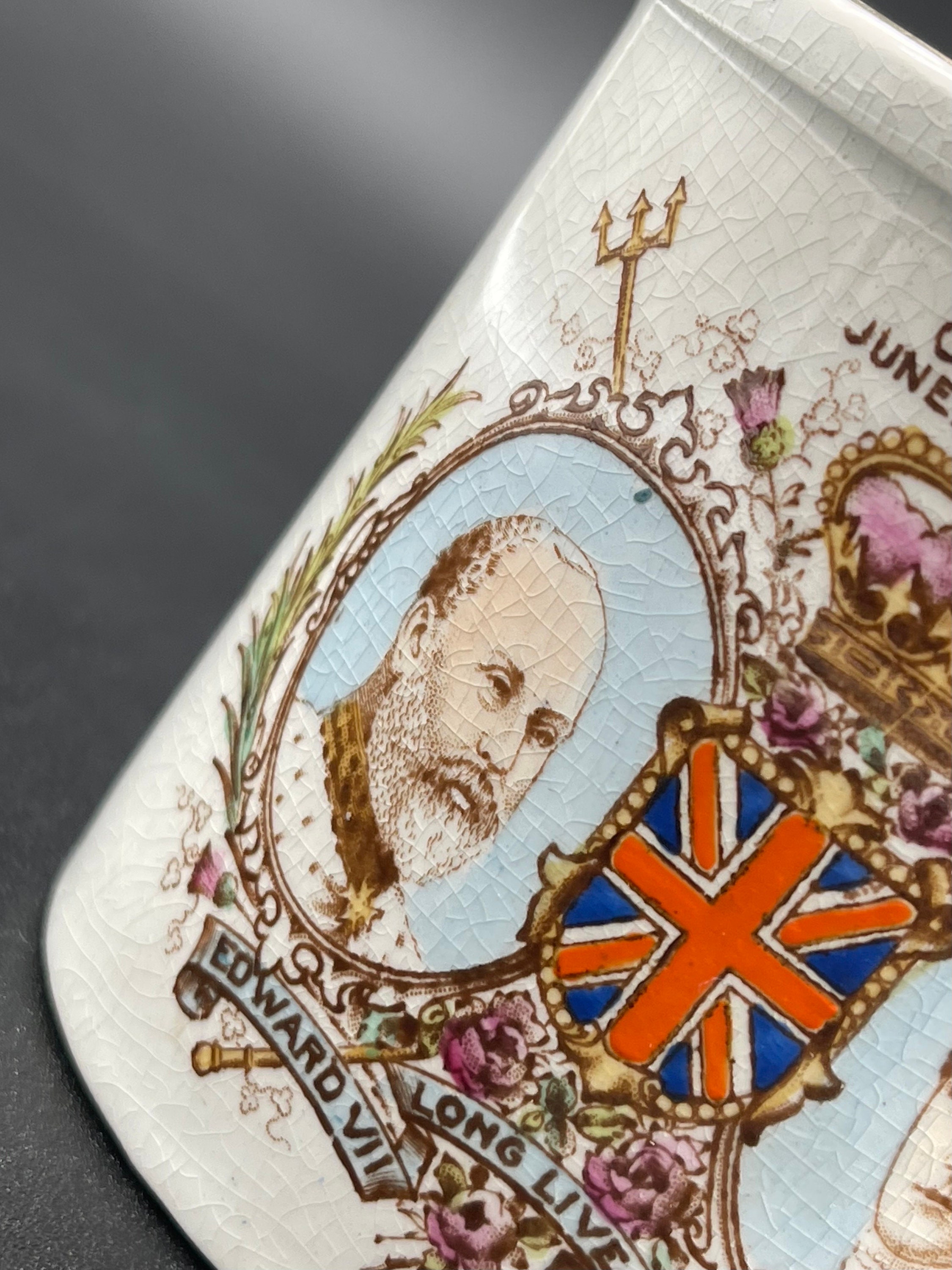 Antique King Edward VII and Queen Alexandra Coronation Cup. the Foley ...