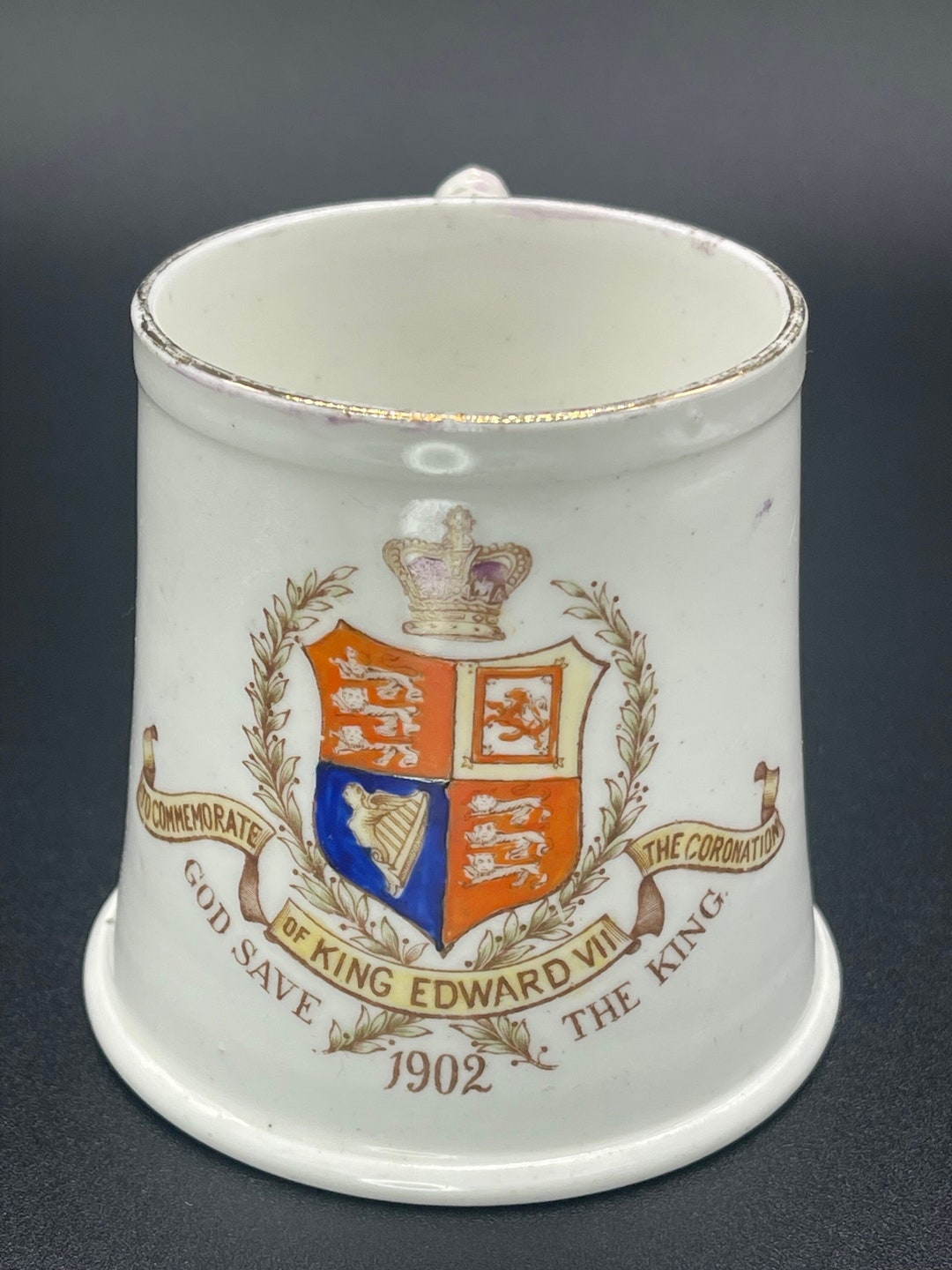 Antique King Edward VII and Queen Alexandra Coronation Cup. 1902. Royal ...