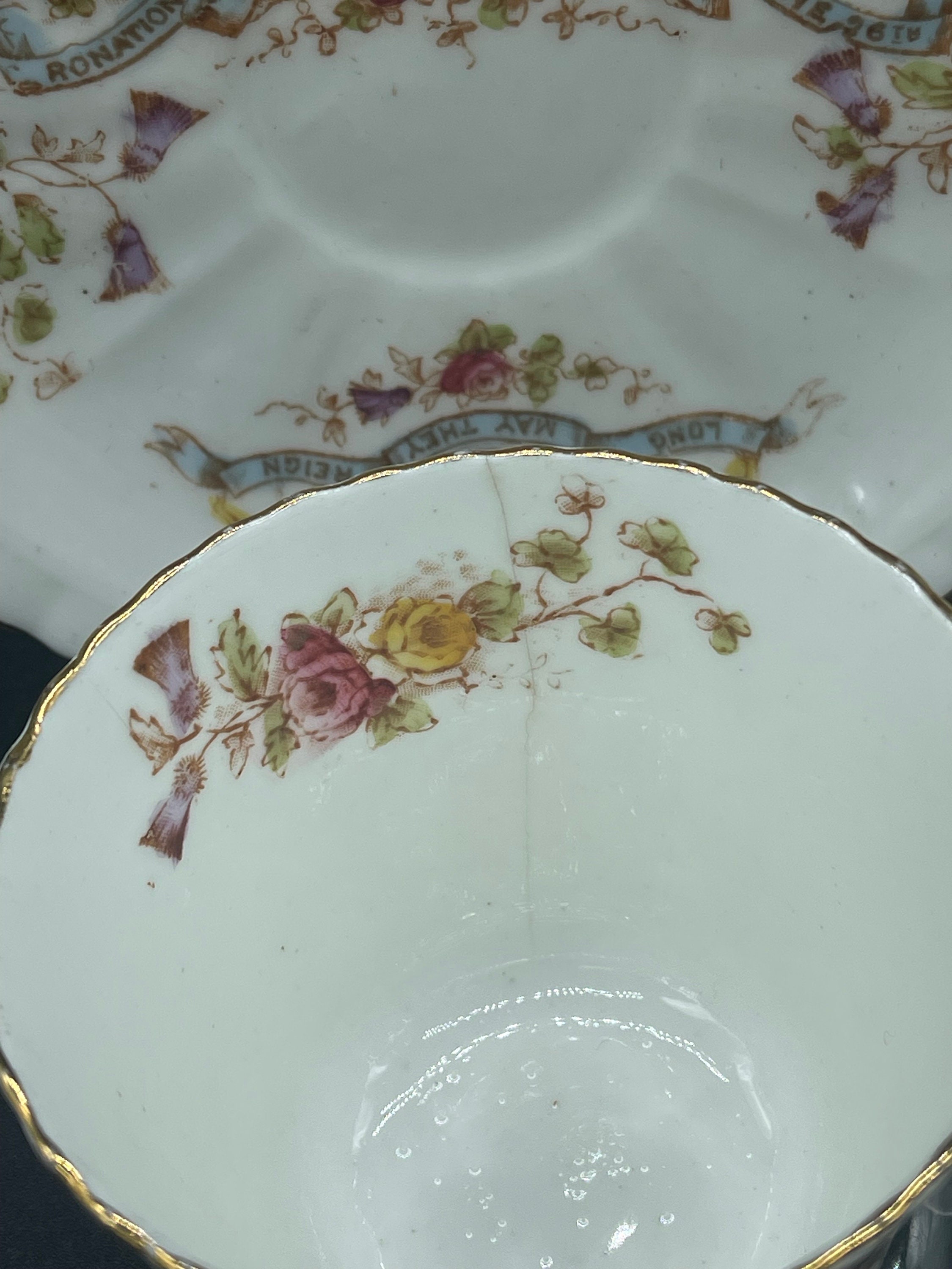 Antique Pair of King Edward VII and Queen Alexandra Coronation Cups and ...