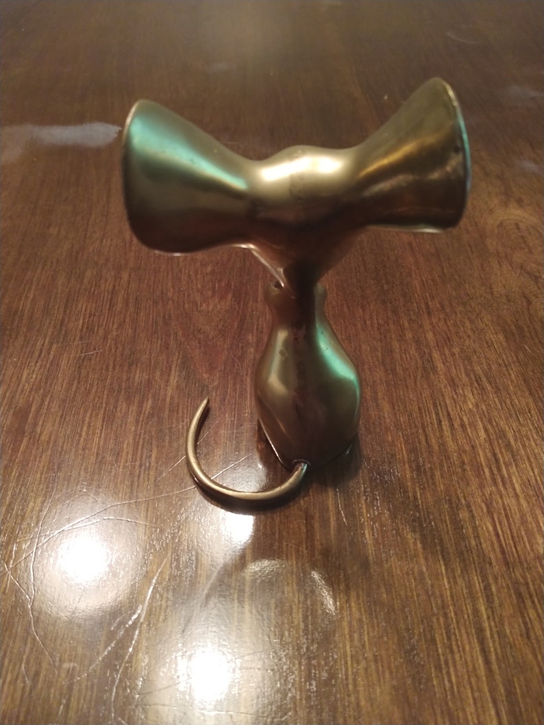 Mid Century Solid Brass Big Ear Mouse Figurine/paperweight - Etsy