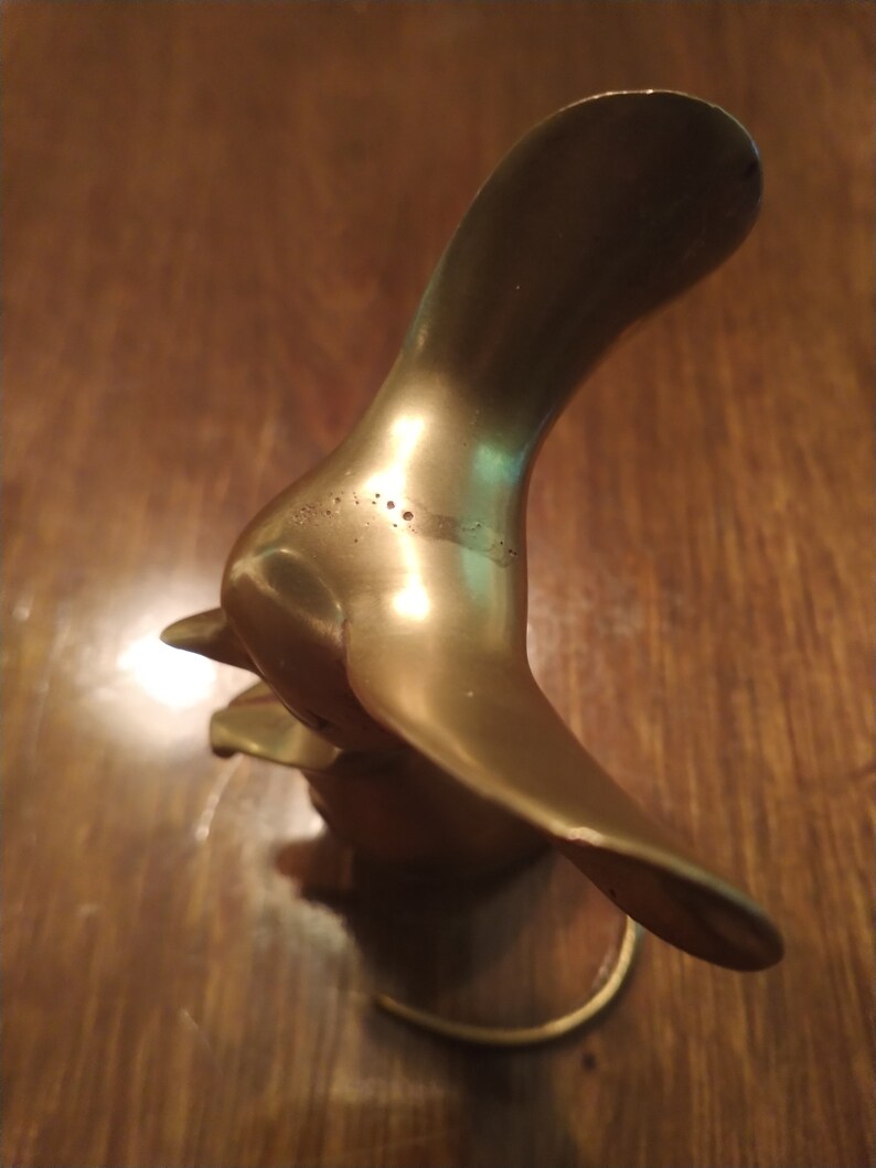 Mid Century Solid Brass Big Ear Mouse Figurine/paperweight - Etsy