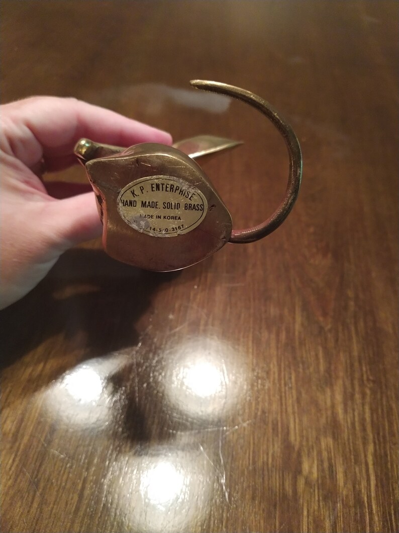 Mid Century Solid Brass Big Ear Mouse Figurine/paperweight - Etsy