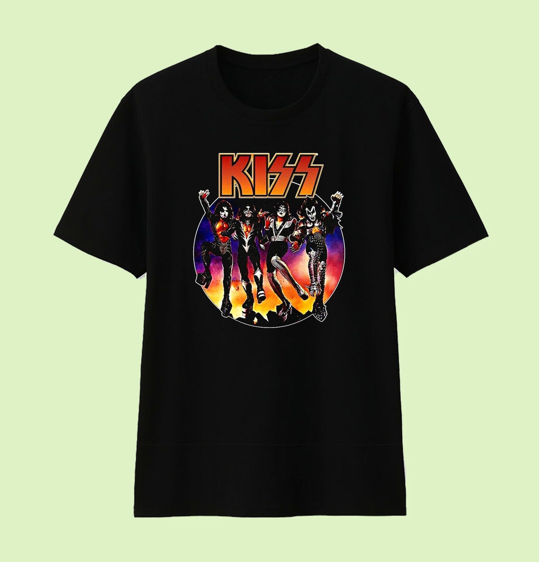 Kiss Band Shirt Kiss T-shirt Kiss Fan Gift Rock Music - Etsy