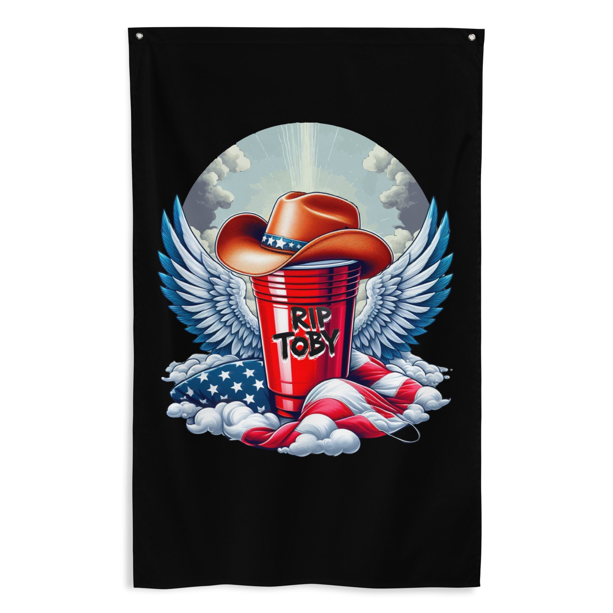 Toby Western Cowboy Flag I Love This Bar in Memory of RIP Toby Country ...