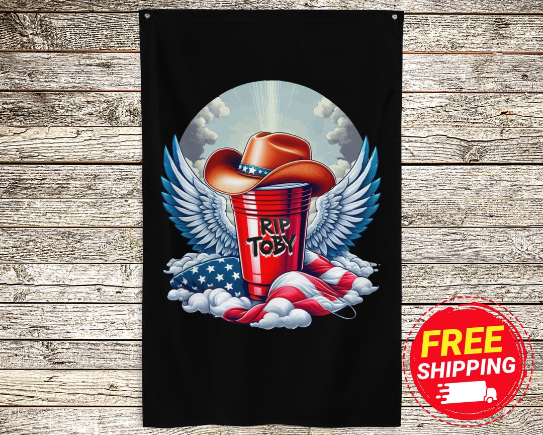 Toby Western Cowboy Flag I Love This Bar in Memory of RIP Toby Country ...