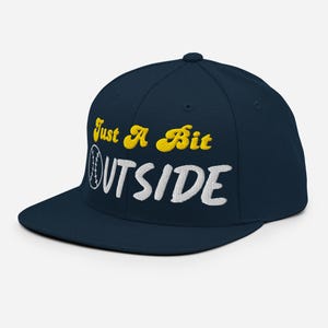 Just A Bit Outside Hat RIP Uecker Hat Brewers Fan Embroidered Snapback ...