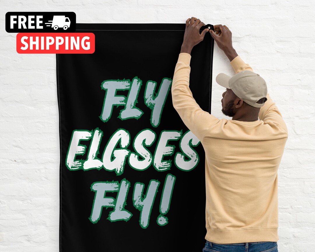 Funny ELGSES Banner Fly ELGSES FLY Flag Philadelphia Football Funny ...