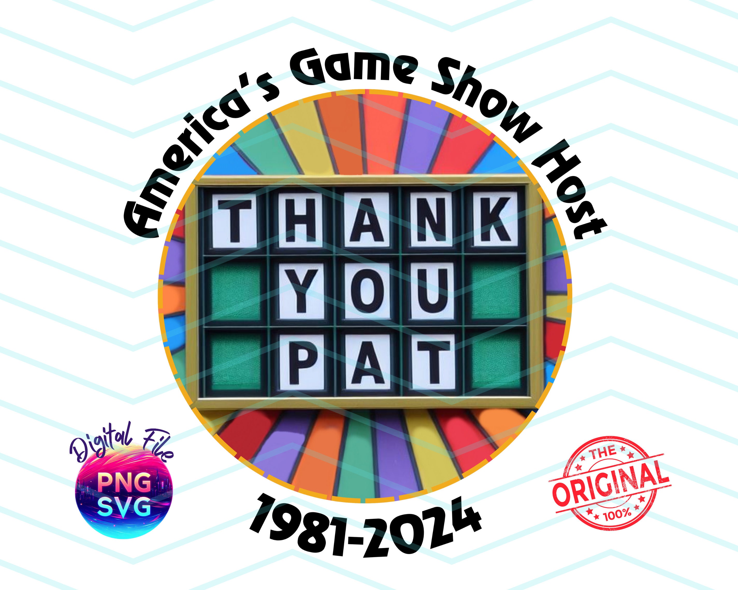 Sajak Tribute SVG for Game Show Fan Sajak SVG Wheel Fan Fortune Fangame ...
