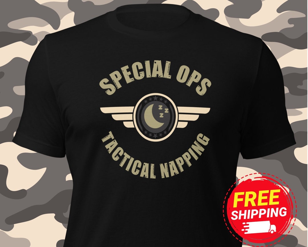 Special Ops Shirt Funny Military Shirt Tactical Napping Military Child ...