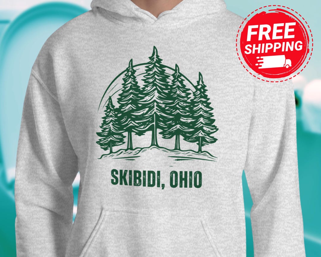 Funny Skibidi Ohio Hoodie Skibidi Hooded Sweatshirt Toilet Shirt ...