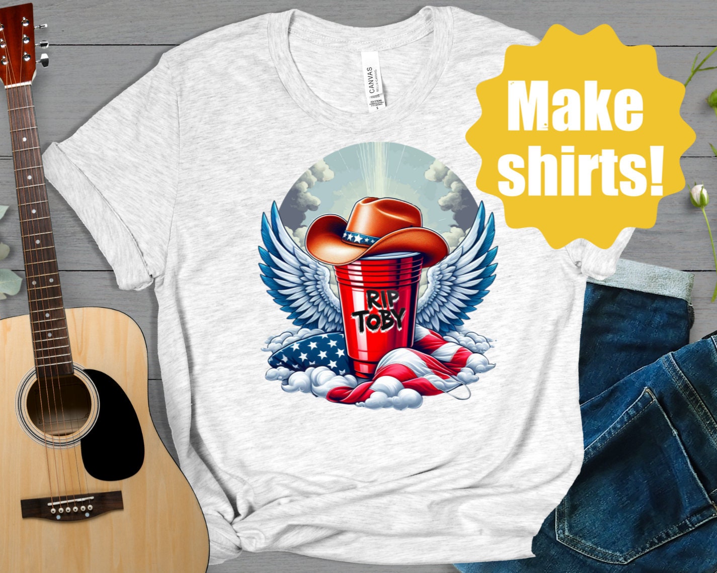 Toby Western Cowboy PNG Digital File I Love This Bar in Memory of RIP ...