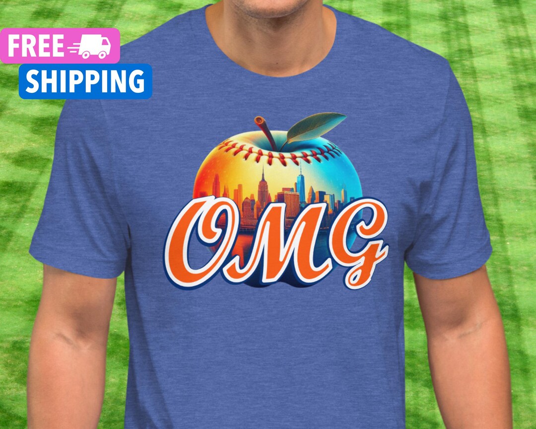 OMG Shirt for Mets Fan New York Baseball Shirt Grimace Fan Mets ...