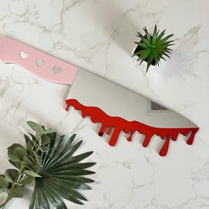 Bloody Knife Shaped Mirror - Etsy