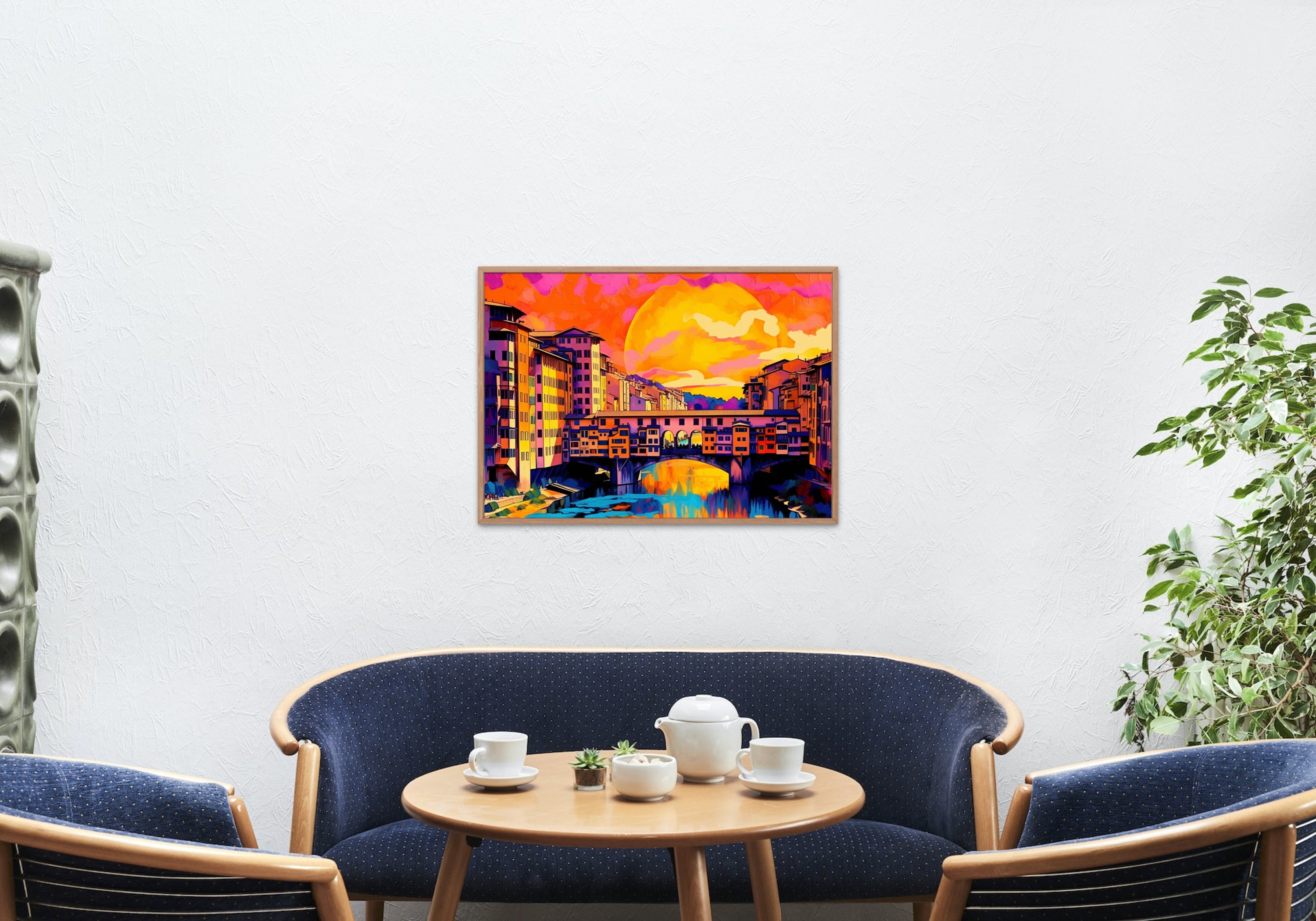 Pop Art in Florence is a Digital Wall Art That Shows the Beauties of ...