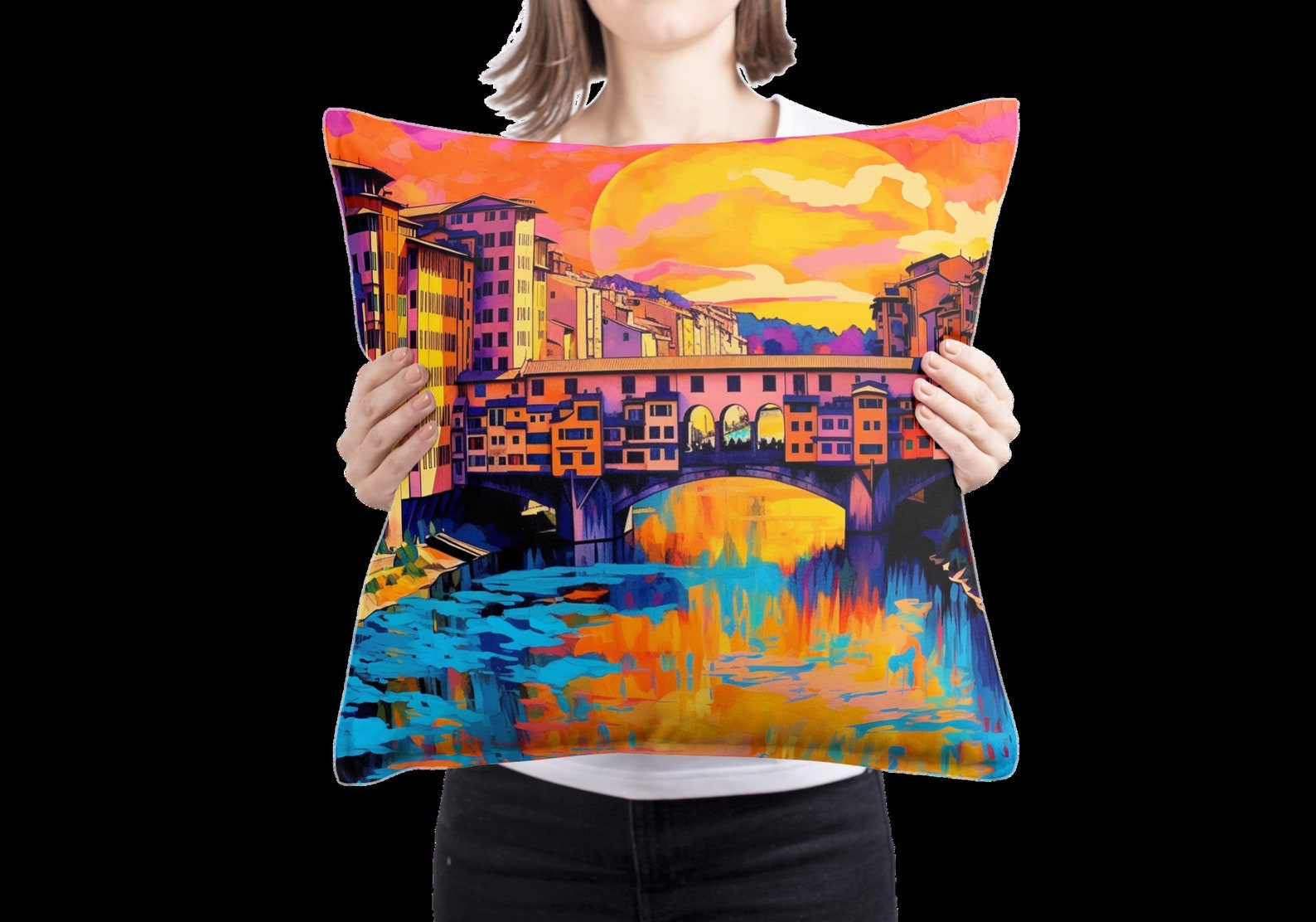 Pop Art in Florence is a Digital Wall Art That Shows the Beauties of ...