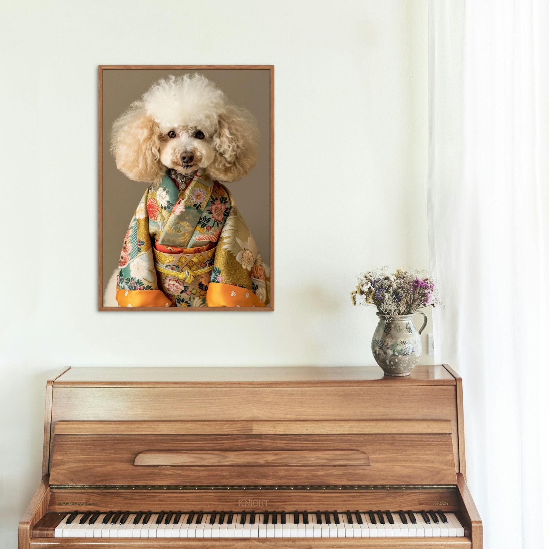Elegant Poodle Wall Art - Instant Download for Fashionistas - Etsy
