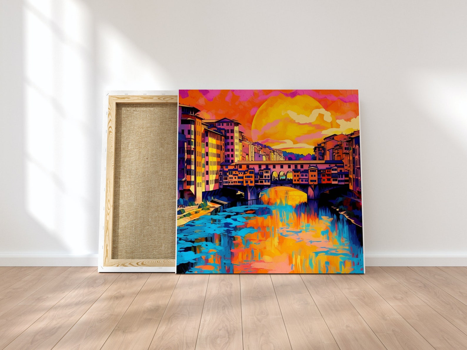 Pop Art in Florence is a Digital Wall Art That Shows the Beauties of ...