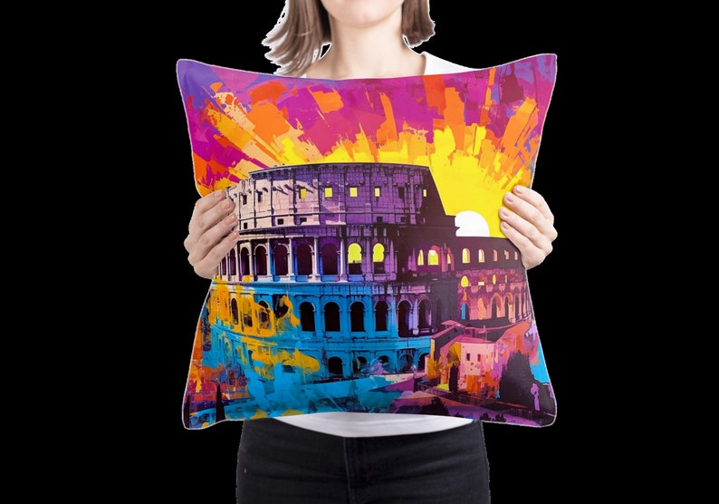 Pop Art in Rome is a Digital Wall Art That Shows the Beauties of Italy ...