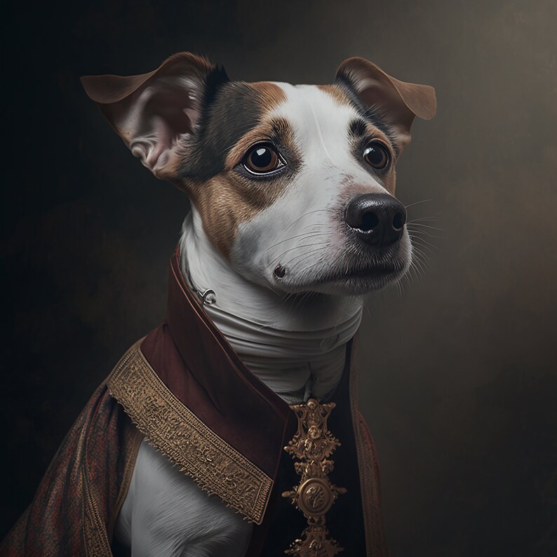 Lord Jack Russell is a Collection of 5 High-quality Digital Prints at ...