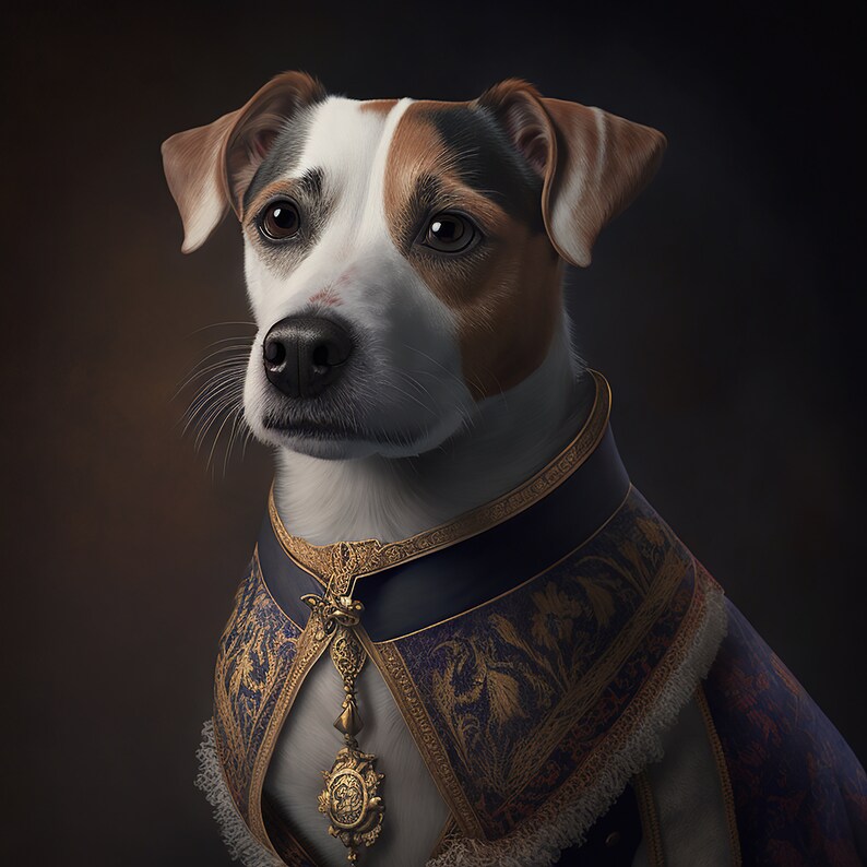 Lord Jack Russell is a Collection of 5 High-quality Digital Prints at ...