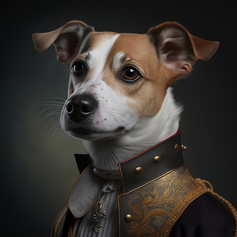 Lord Jack Russell is a Collection of 5 High-quality Digital Prints at ...