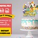 Instant Download Cake Topper, Digital File Download, Cake Topper ...
