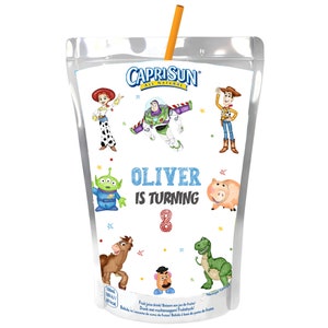 Toy Story Template, Blank Capri Sun Template, Toy Story Juice Pouch ...
