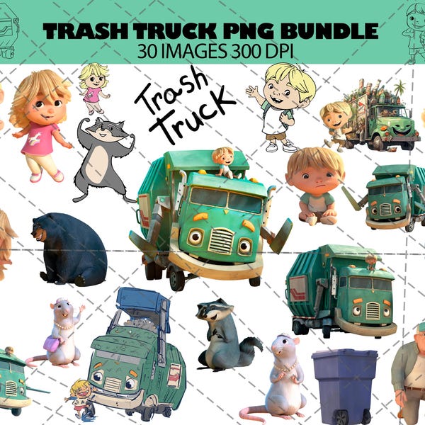 Netflix Trash Truck - Etsy