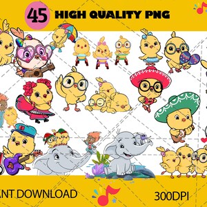 Instant Download Canticos 45 PNG, Canticos Clipart, Canticos Alphabet ...