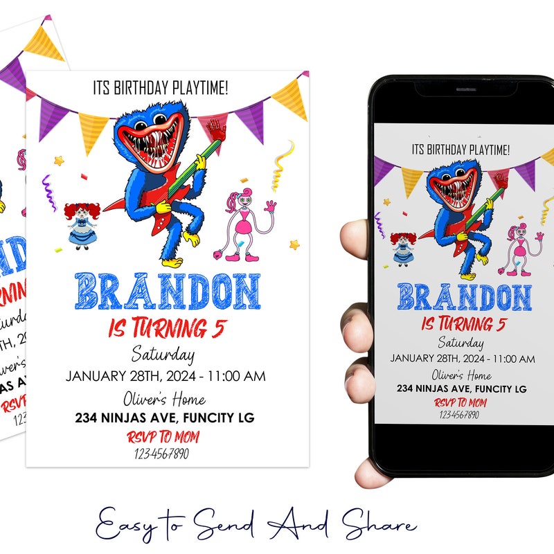 Poppy Playtime Birthday - Etsy