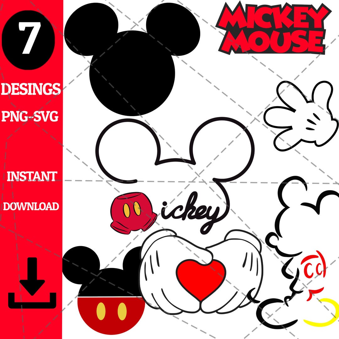 Mega Mouse SVG , Mouse Png Bundle, Mega Mouse Png, Svg Files, Mouse ...