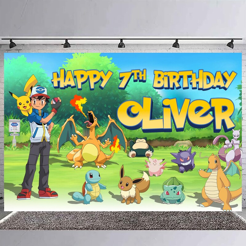 Pokemone Banner - Etsy