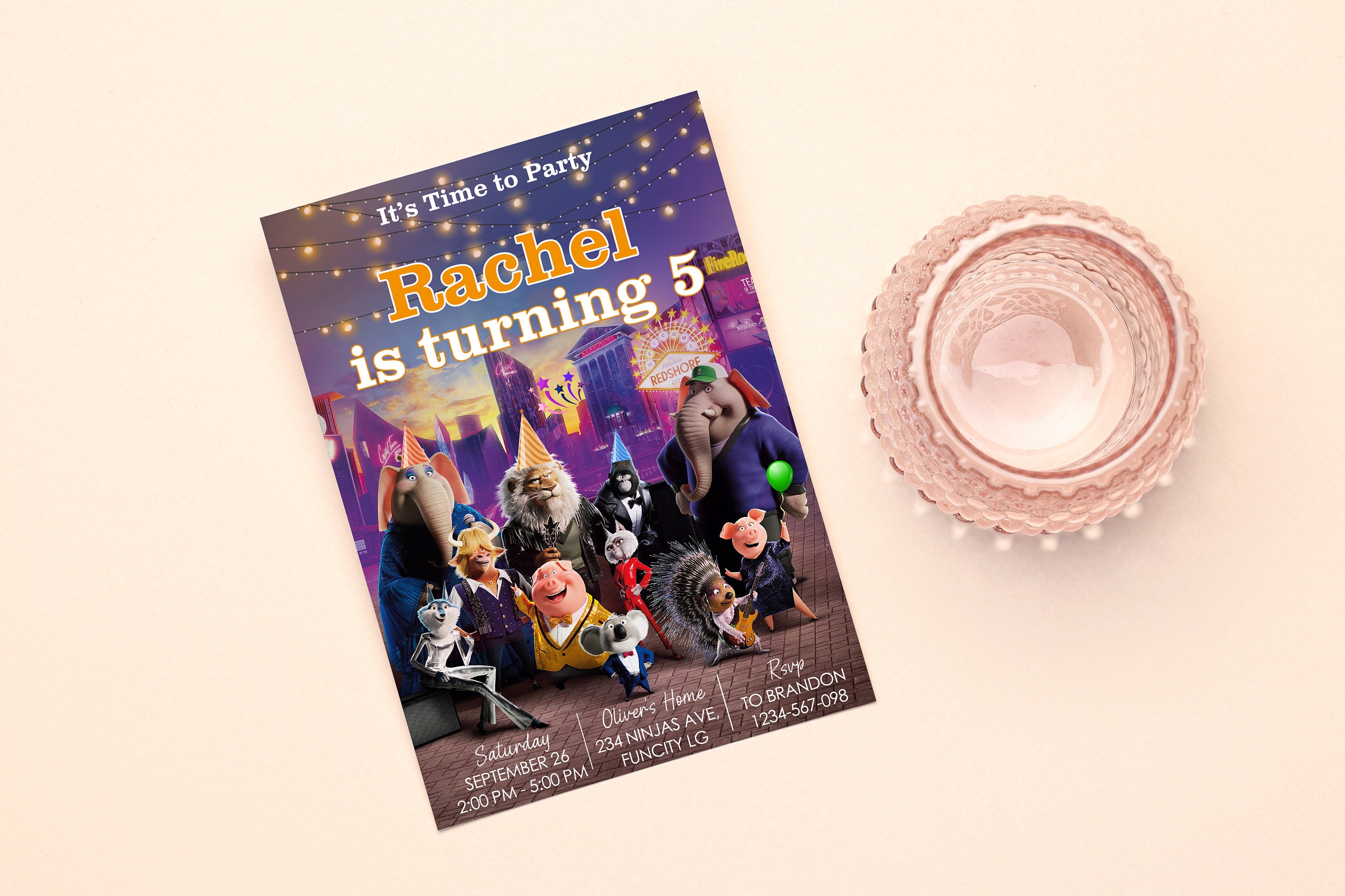 Sing Invitation, Sing Birthday Invitation, Sing Birthday, Sing Party ...