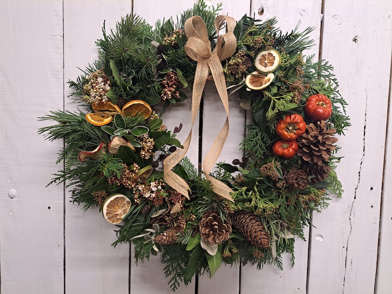 Make Your Own Christmas Wreath DIY Christmas Wreath Making - Etsy UK