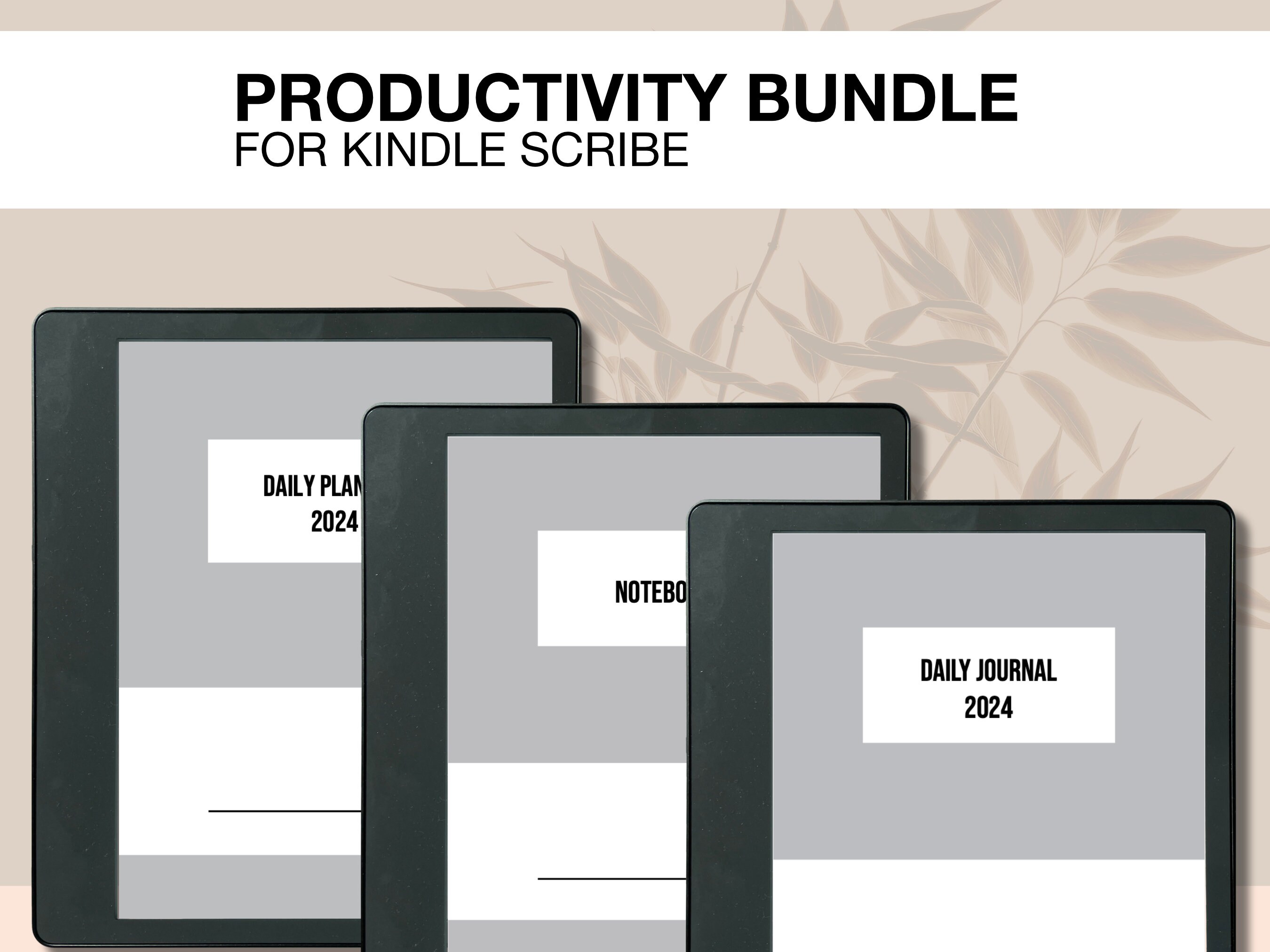 Kindle Scribe Productivity Bundle Kindle Scribe Templates Starter Pack ...