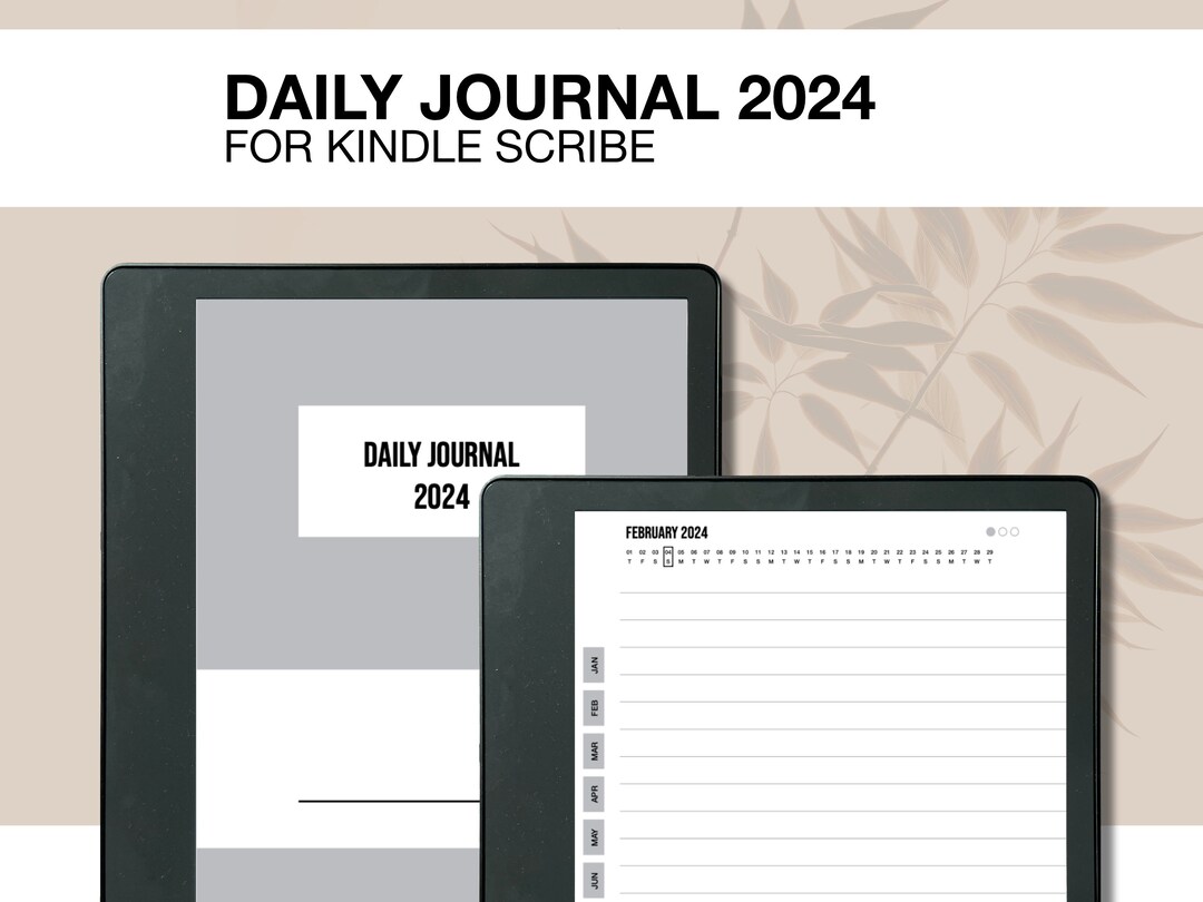 Kindle Scribe Journal for 2024 Daily Journal Notebook Kindle Scribe ...