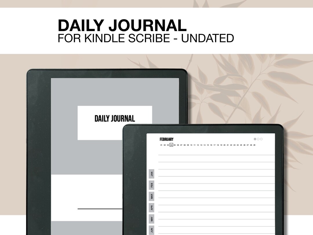 Kindle Scribe Daily Journal Notebook Digital Journal Kindle Scribe ...