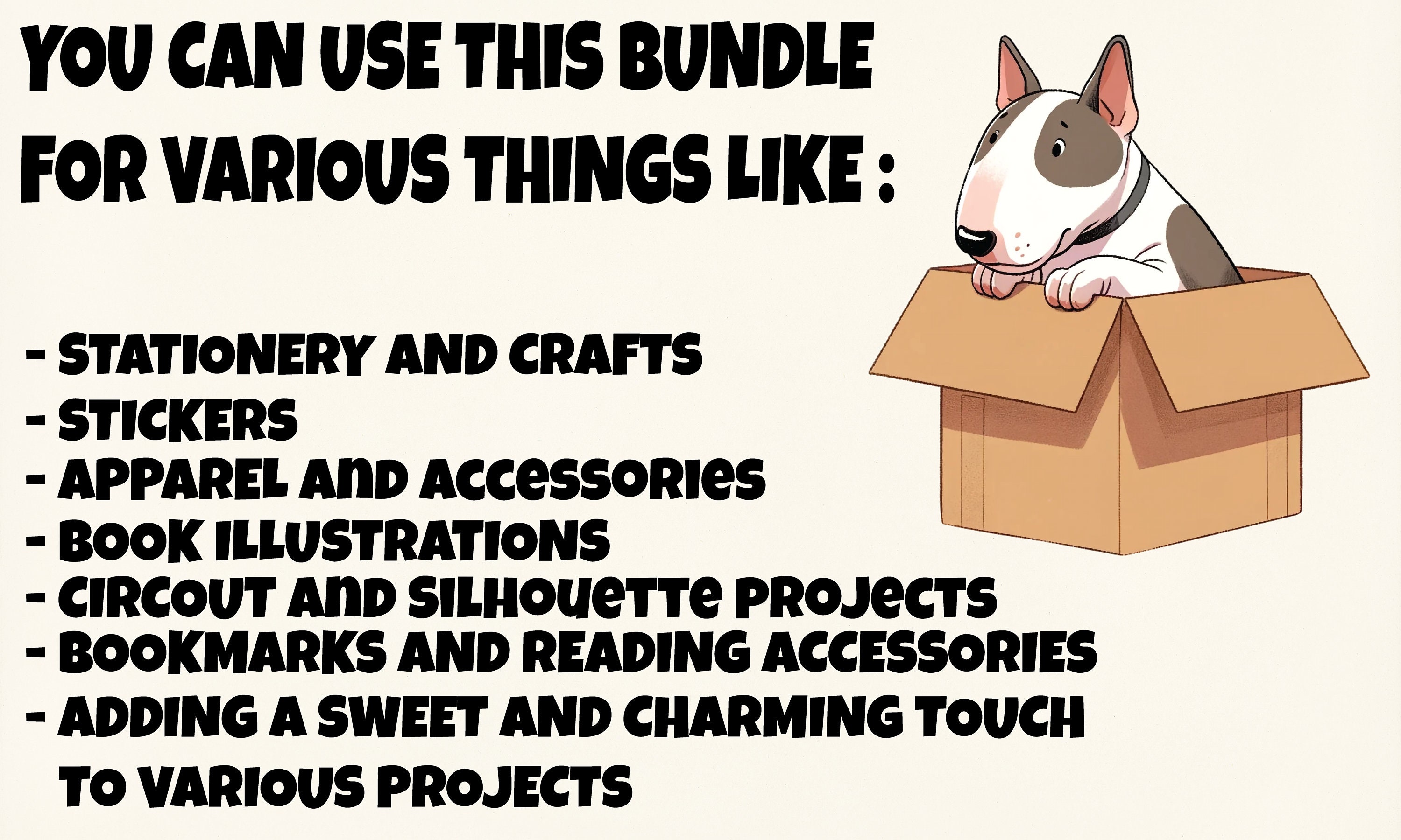 Mega Dogs PNG Clipart Bundle 1000 High Quality 300DPI Images Commercial ...