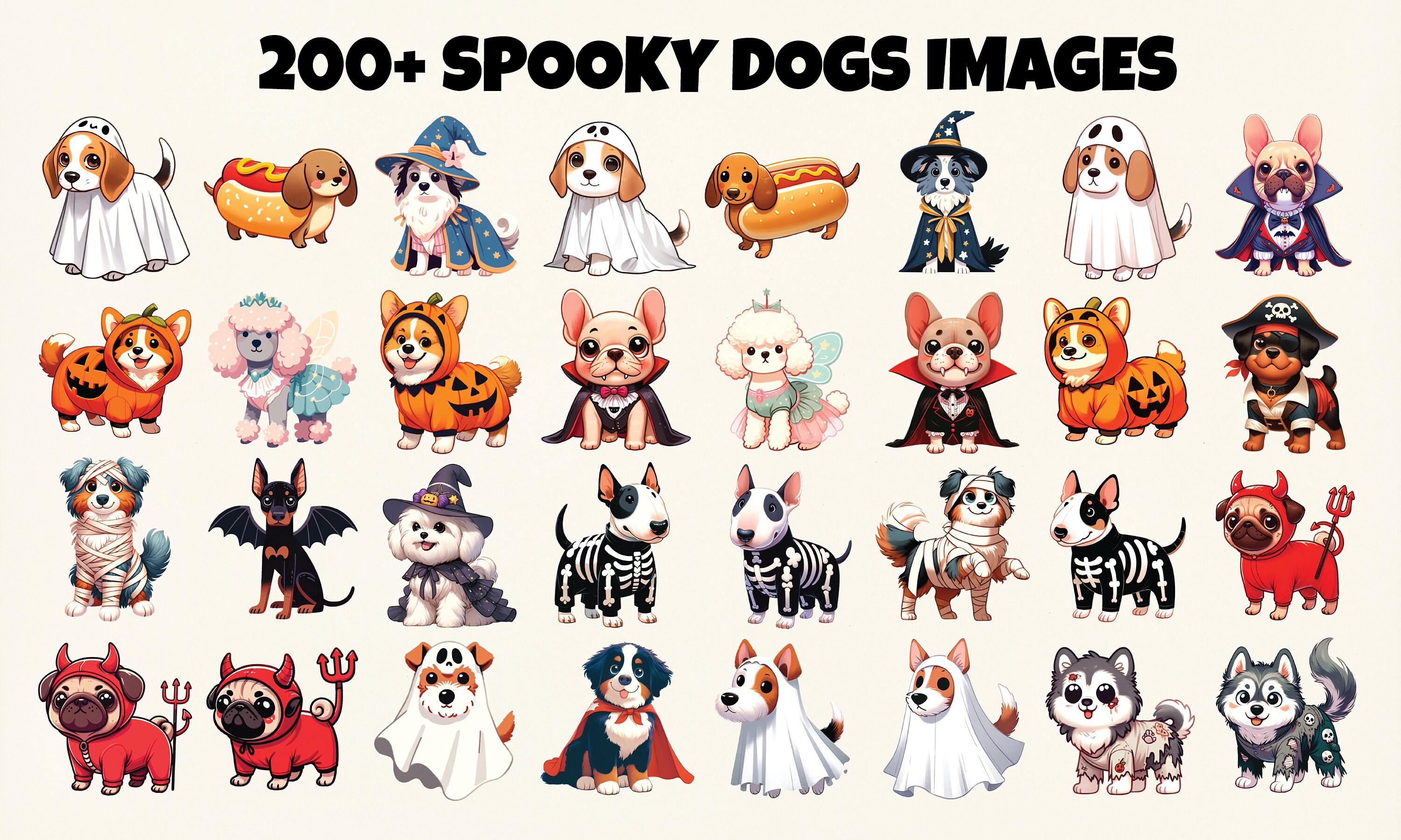 Mega Dogs PNG Clipart Bundle | 1000+ High Quality 300DPI Images ...