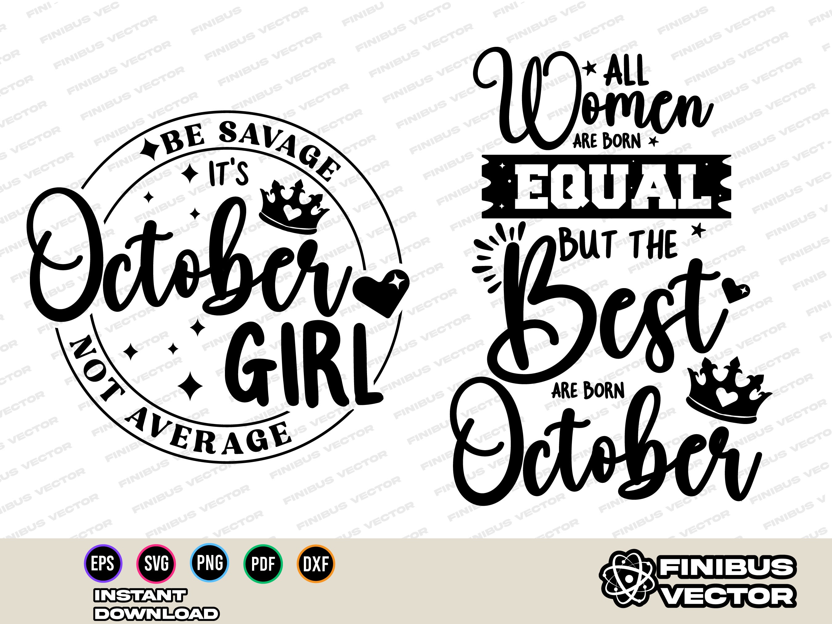 October Birthday Svg, Its My Birthday Svg, October Girl Svg Files for ...