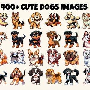 Mega Dogs PNG Clipart Bundle | 1000+ High Quality 300DPI Images ...