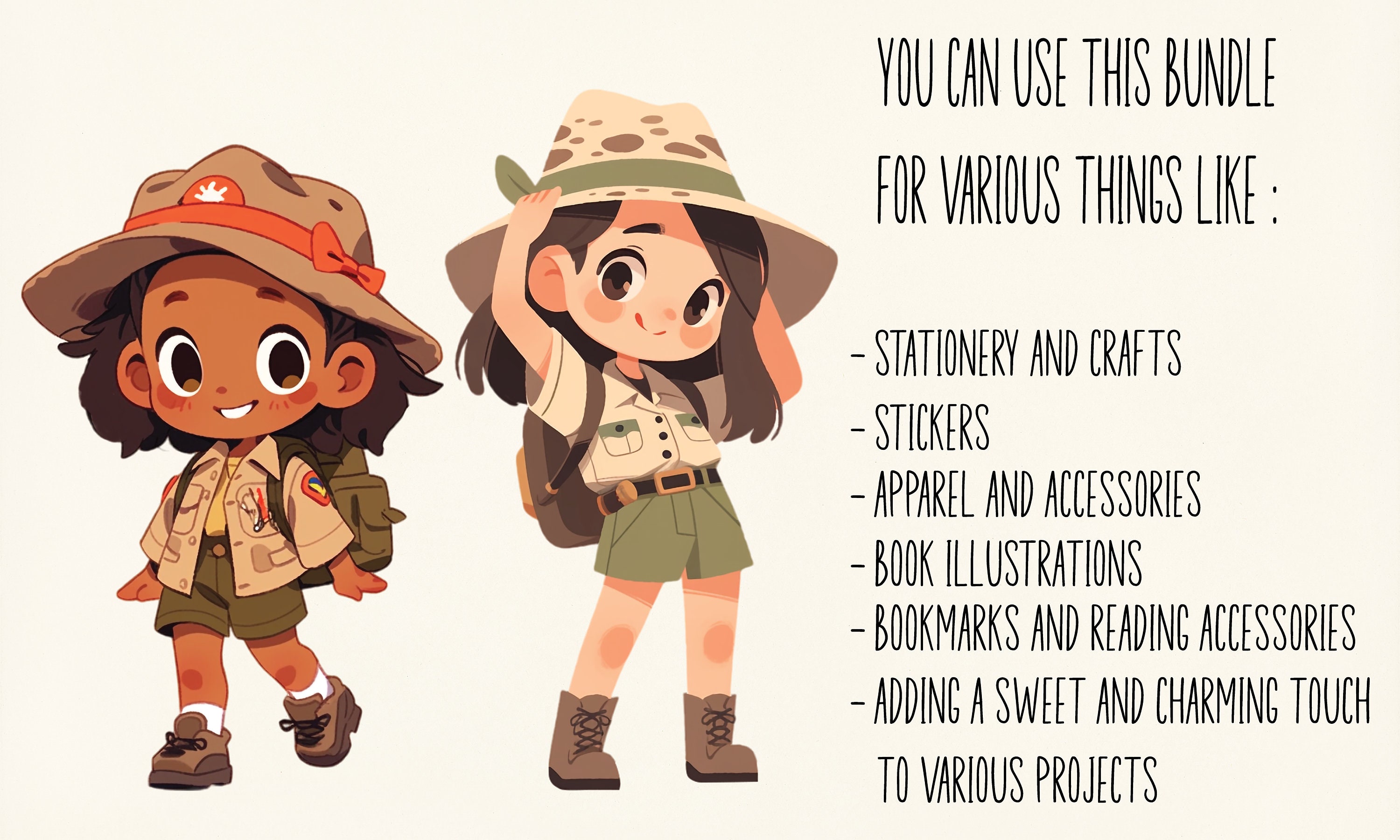 200 Cute Safari Bundle, Safari Animals Watercolor Clipart, Elephant ...