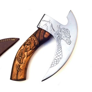 Viking Pizza Cutter Axe , the Original Custom Hand Forged Pizza Axe ...