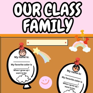 All About Me Poster, Printable Class Activity, Bulletin Board Arts ...