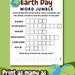 Earth Day Printable Word Jumble Puzzles, Word Scramble Game, PDF ...