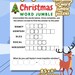 Word Jumble Printable Puzzle Book, Christmas Word Scramble Game, PDF ...