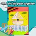Sailboat Paper Craft for Kids, Printable Arts and Craft Activity, Cut ...